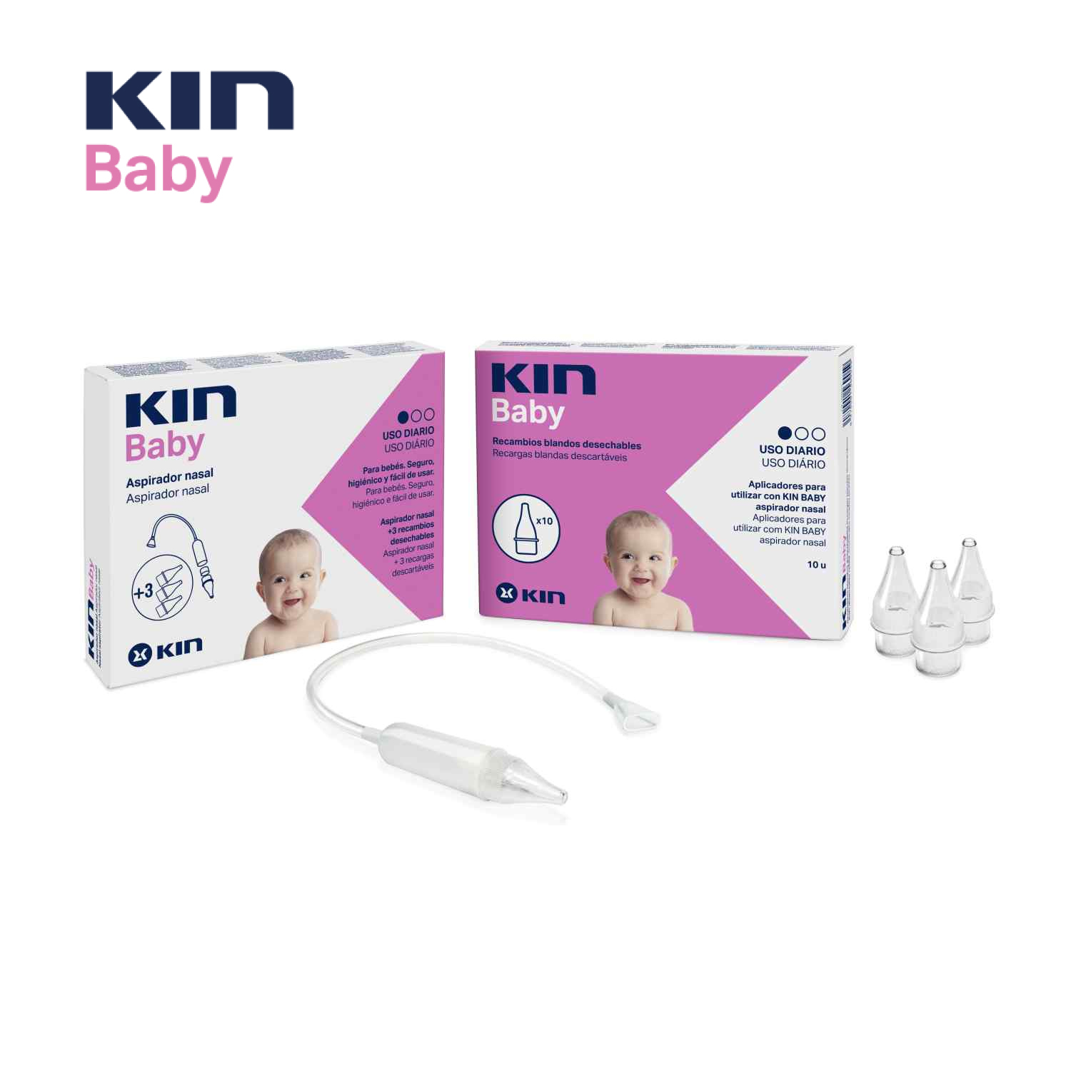 KIN Baby | Aspirador Nasal Para Bebés • Manual