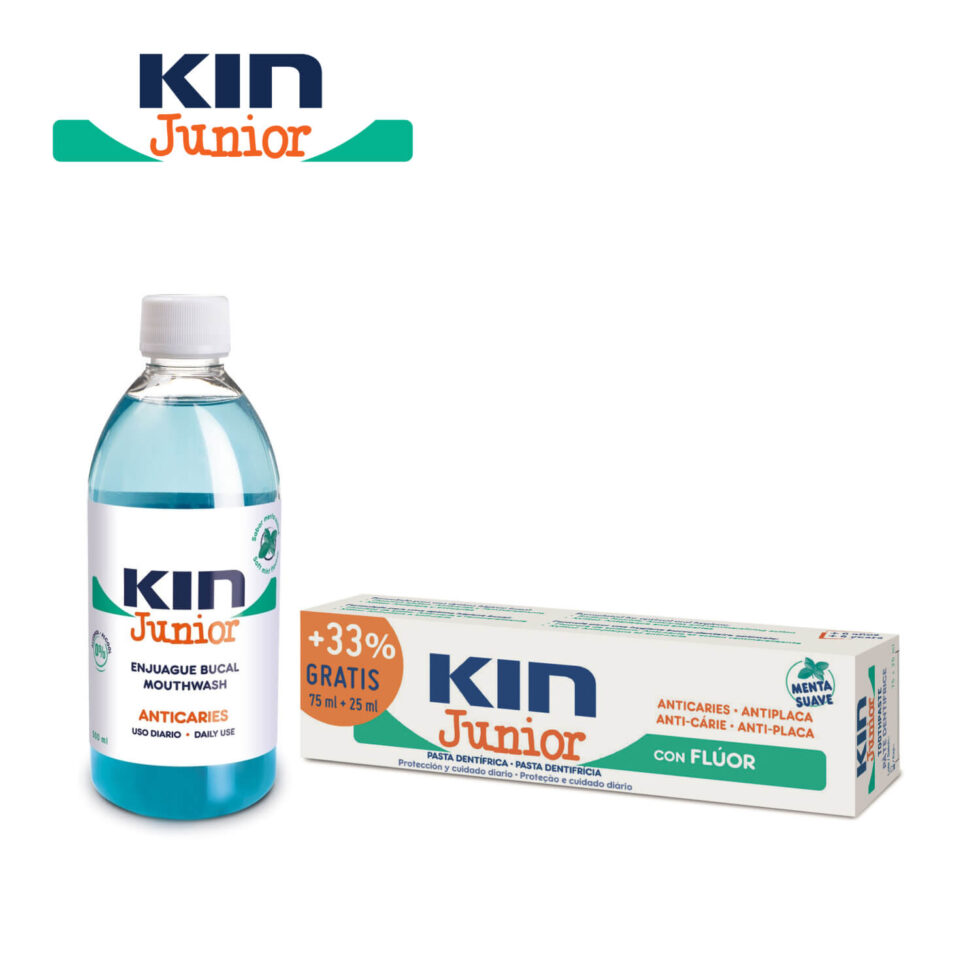 FluorKIN Junior | Pasta - Gel Dentífrico - KIN