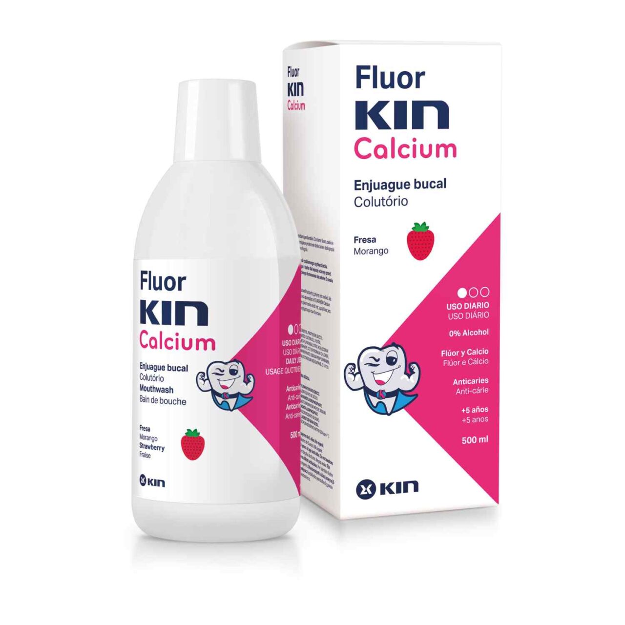 FluorKIN Calcium : Toothpaste - Mouthwash- KIN