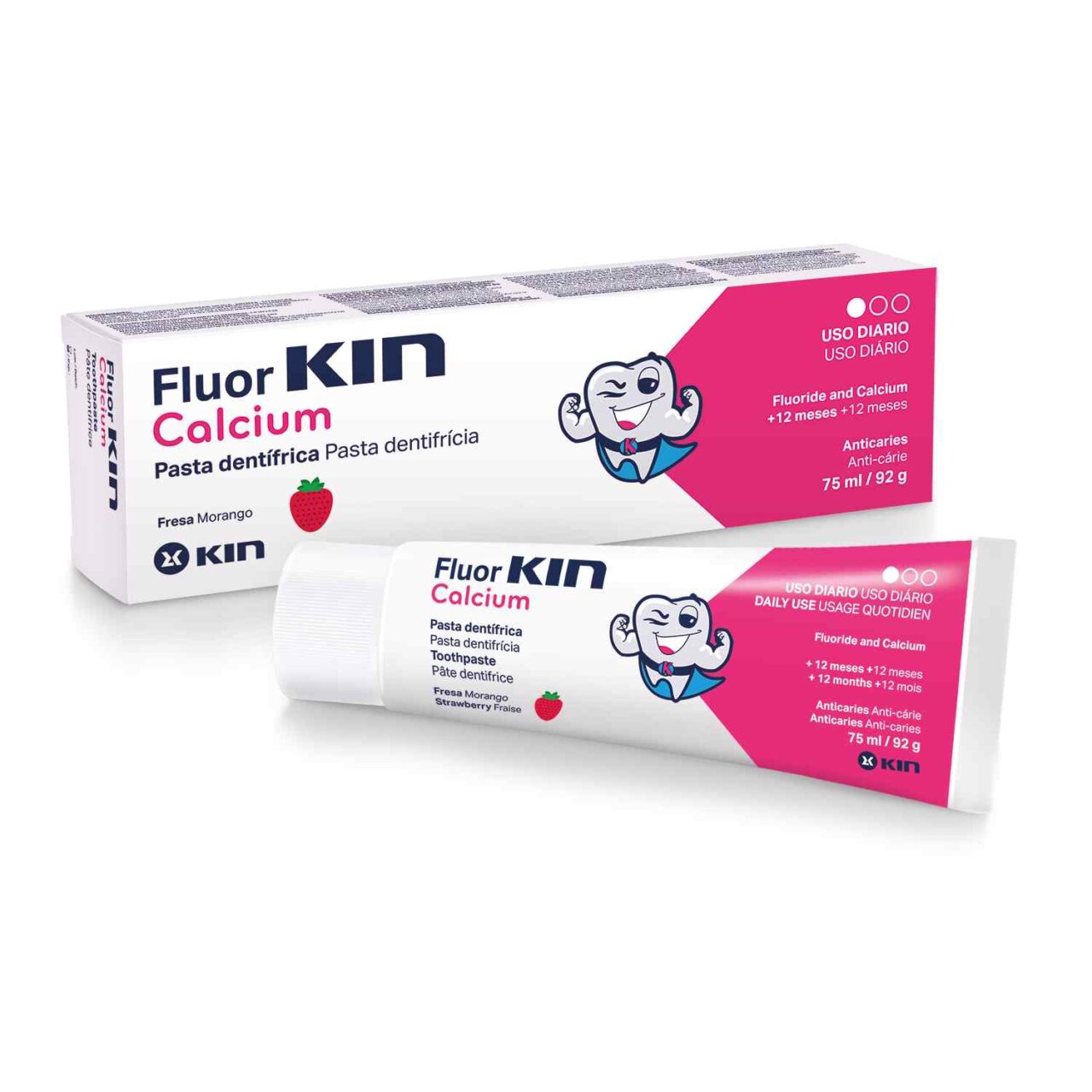 FluorKIN Calcium : Toothpaste - Mouthwash- KIN