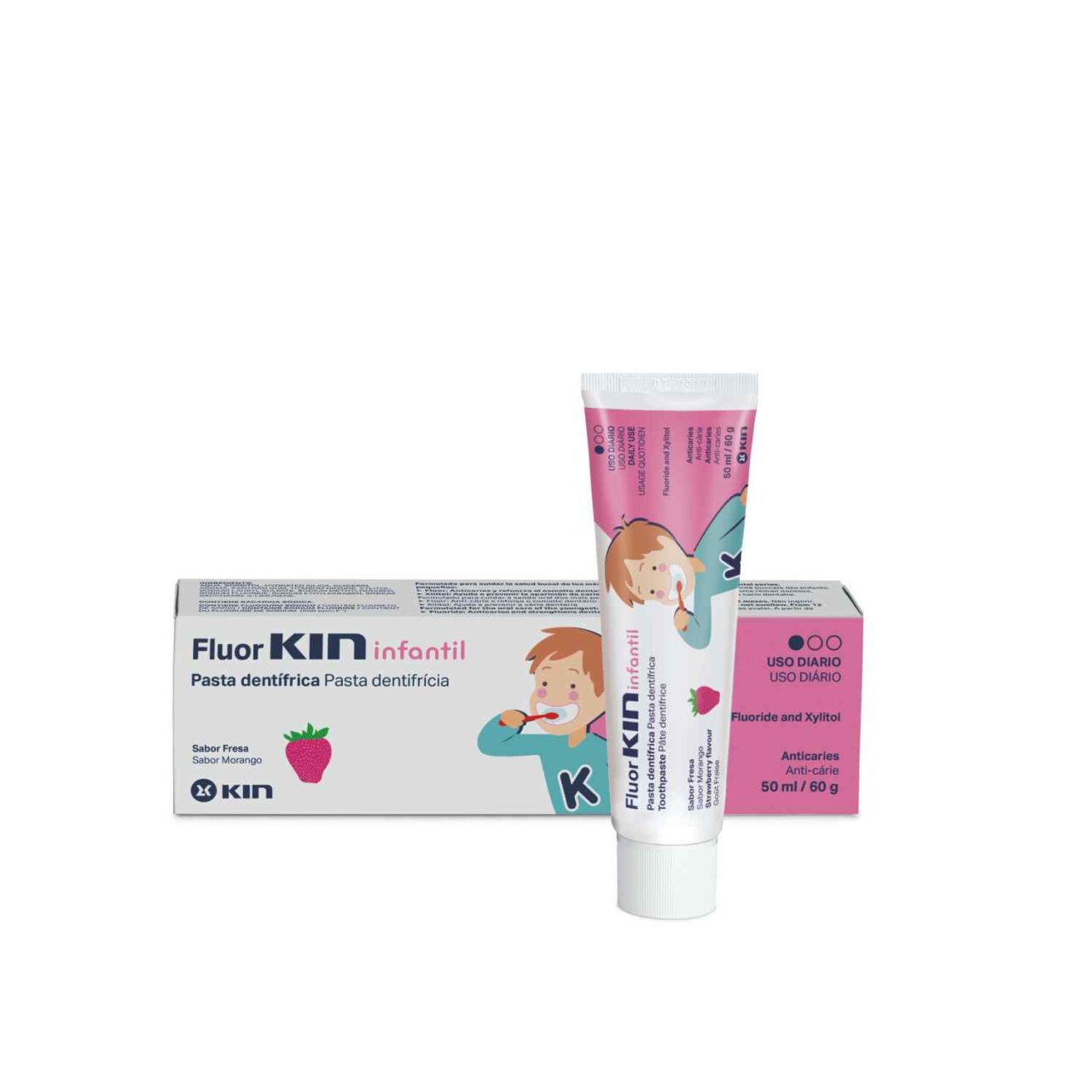 FluorKIN Children's Toothpaste - Mouthwash- KIN