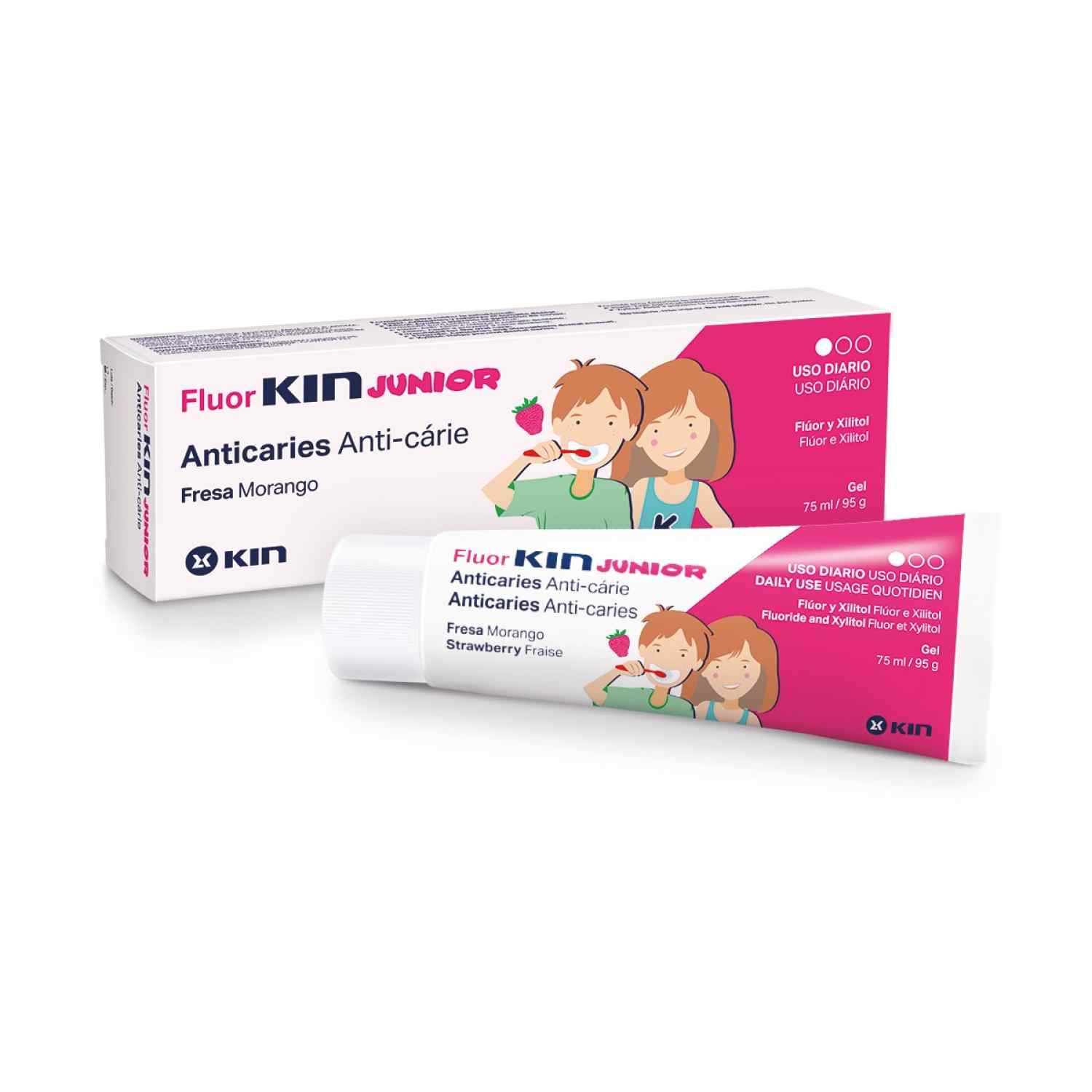 FluorKIN Junior - Toothpaste - Gel Toothpaste - KIN