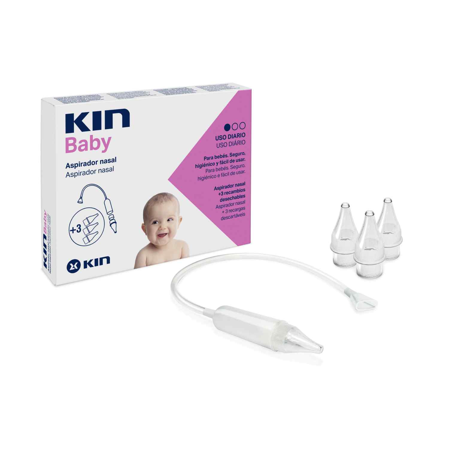 KIN Baby | Aspirador Nasal Para Bebés • Manual
