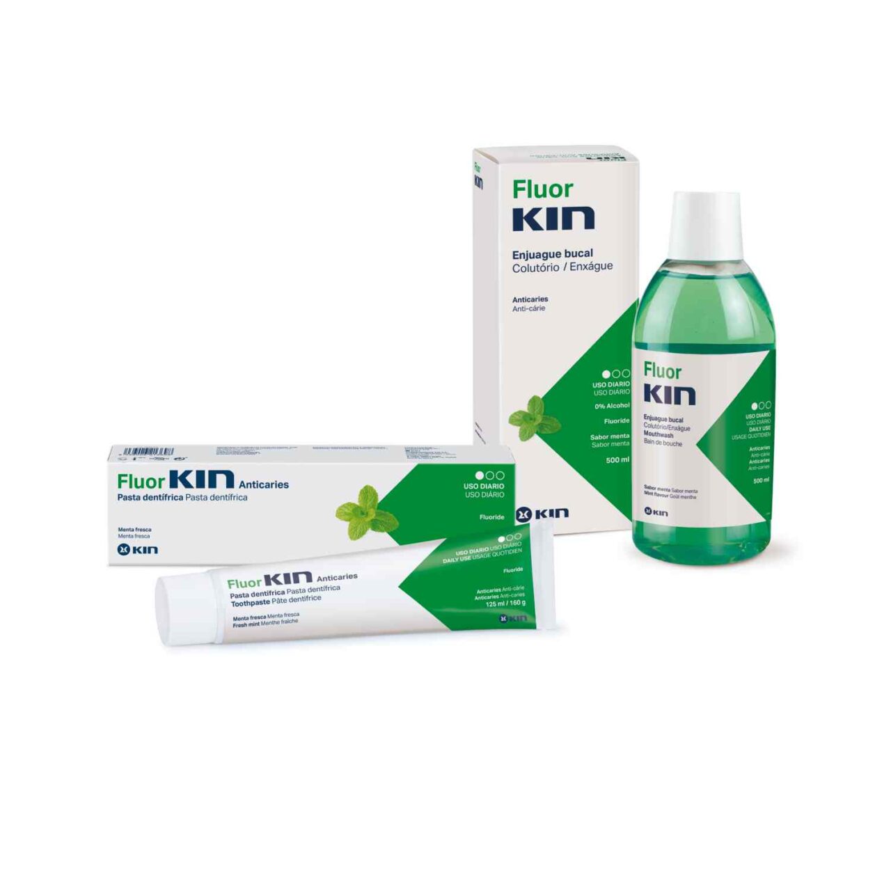 GingiKIN B5 | Pasta Dentífrica - Enjuague Bucal - KIN